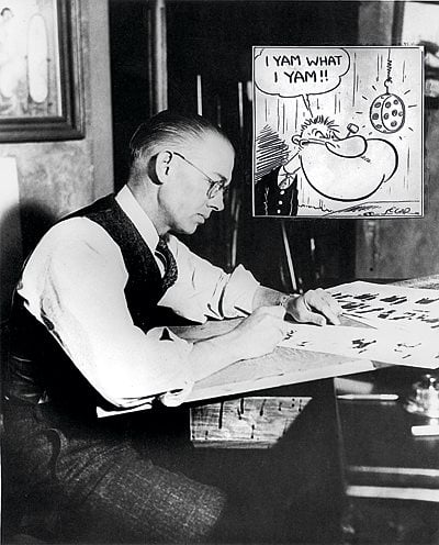 First appearance of Popeye