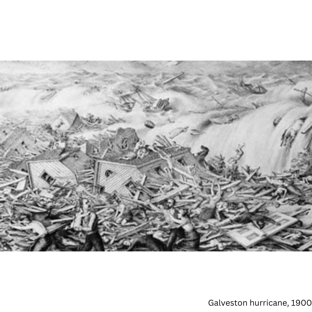 Hurricane devastates Galveston