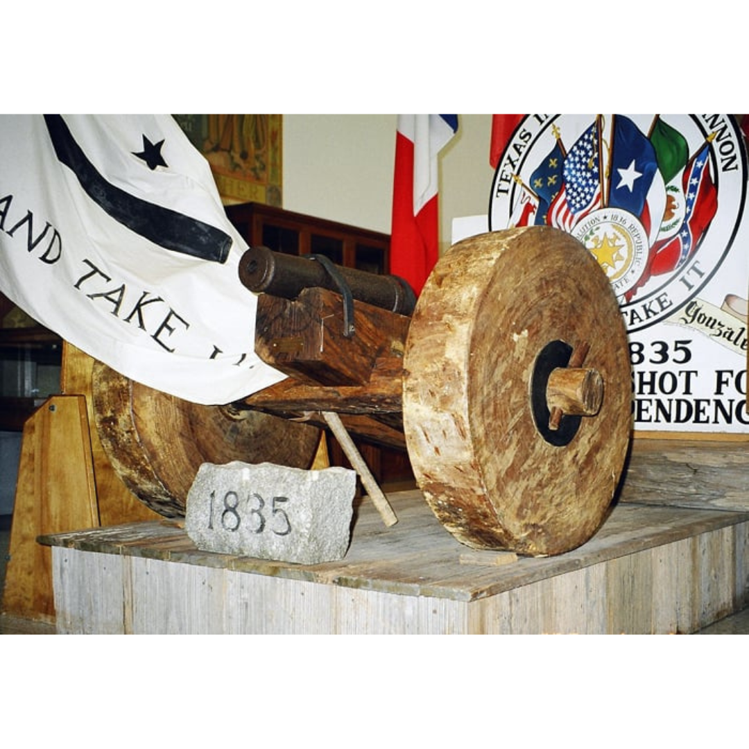 Texas Revolution begins at Gonzales