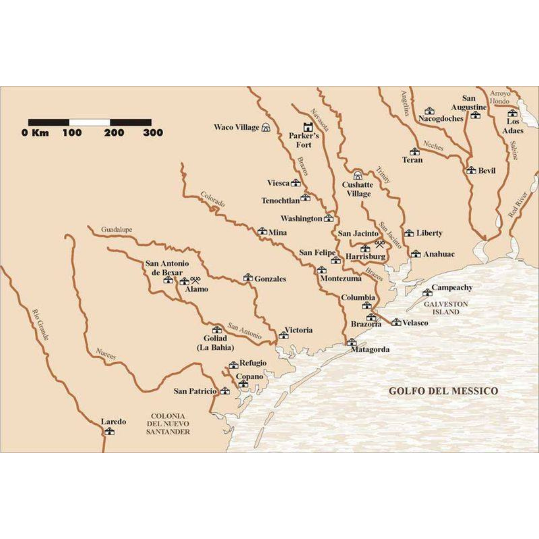 Missions And Spanish Settlements In Texas