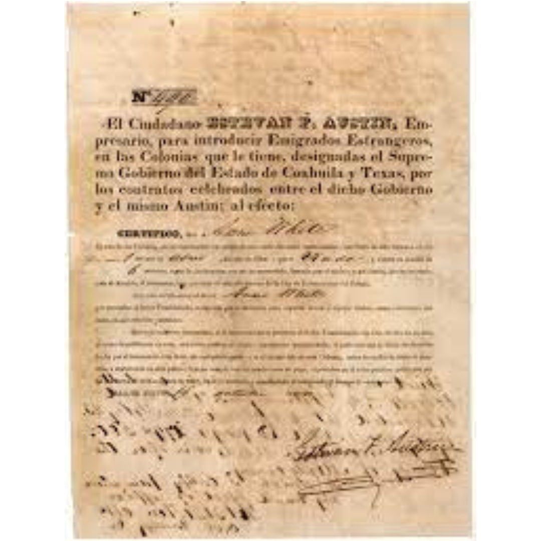 Mexican law invites Anglo colonists