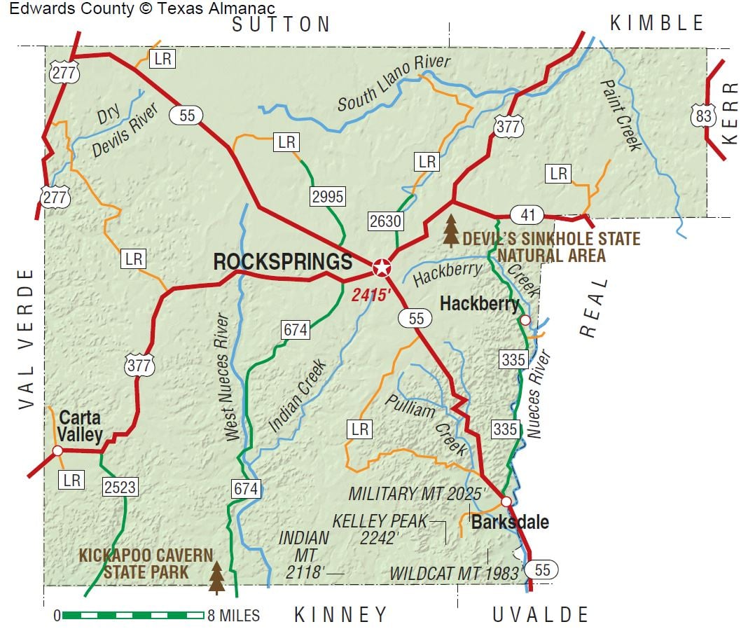 Mapa De Edwards, Colorado