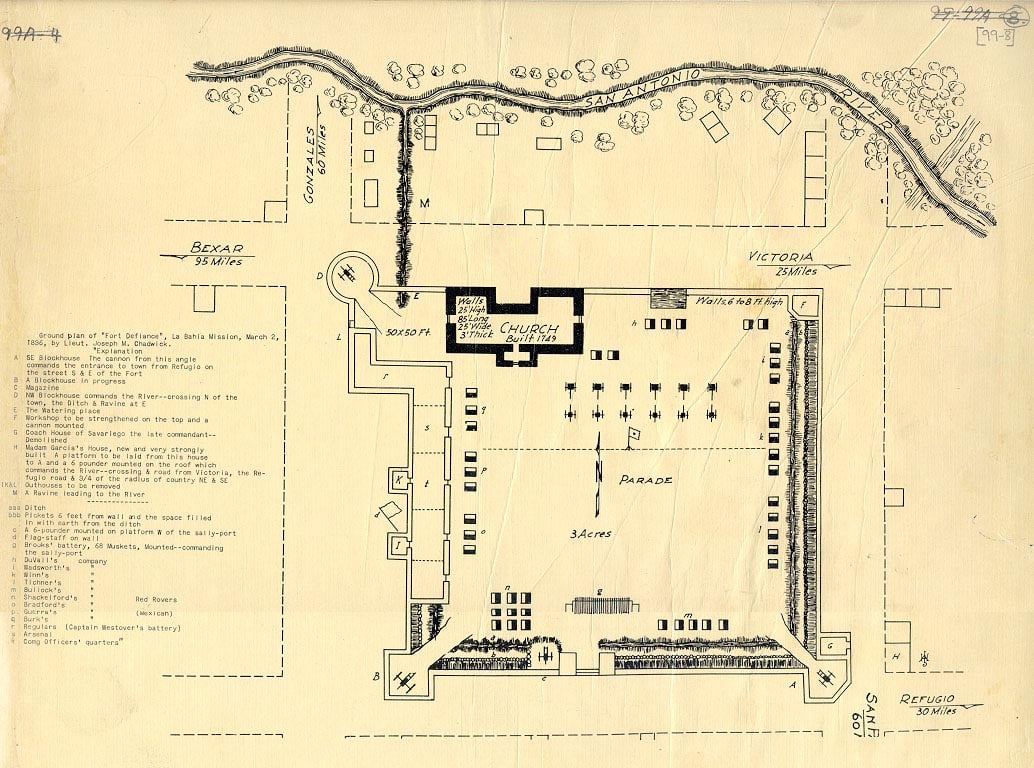 Battle Of Alamo Map Battle Of Concepción 1835, By A.J. Houston
