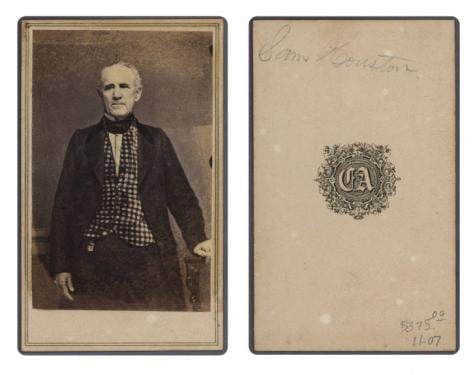 Sam Houston Parents Names