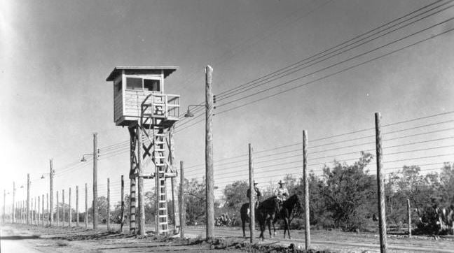 Japanese Internment Camps Fence Looking Back At Loveday Australian