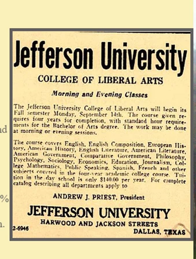 Jefferson School of Law and Jefferson University