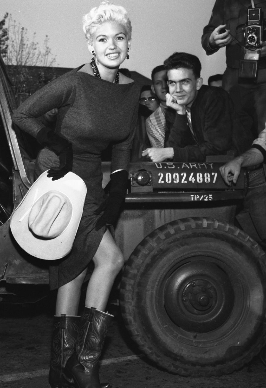 Jayne Mansfield And Jayne Marie Jayne Mansfield Mansfield Cowboy Hats